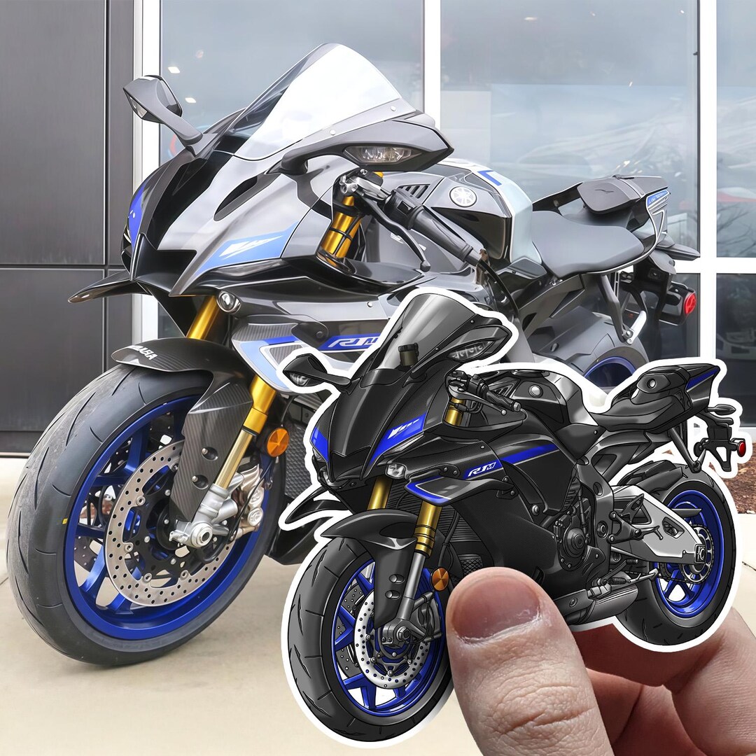 Yamaha YZF-R1M 2015 - 2025 Inspired Stickers - Set of 3 Motorcycle ...