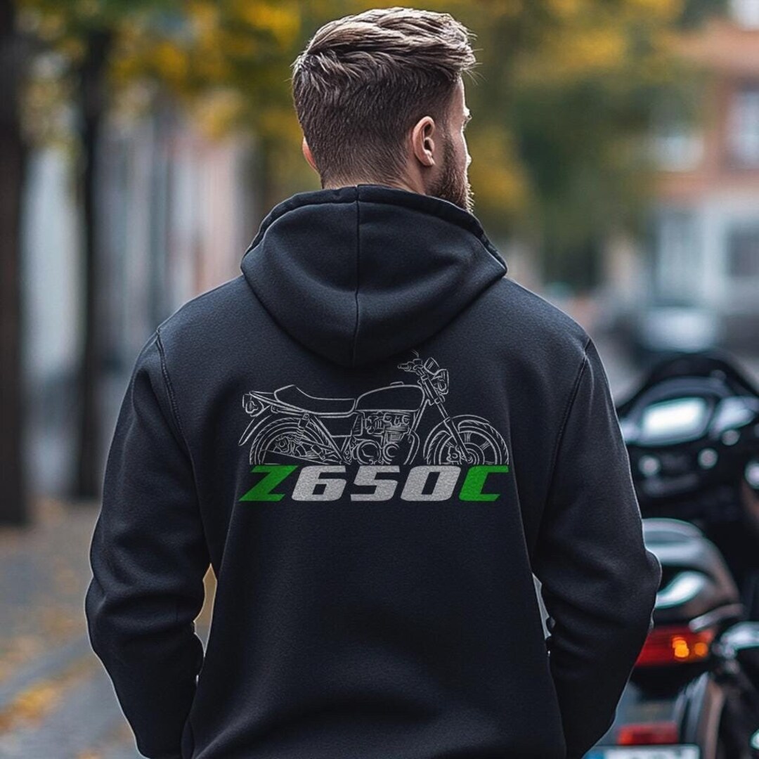 Kawasaki Z650C & KZ650C Inspired Hoodie - Motorcycle Sweatshirt for ...