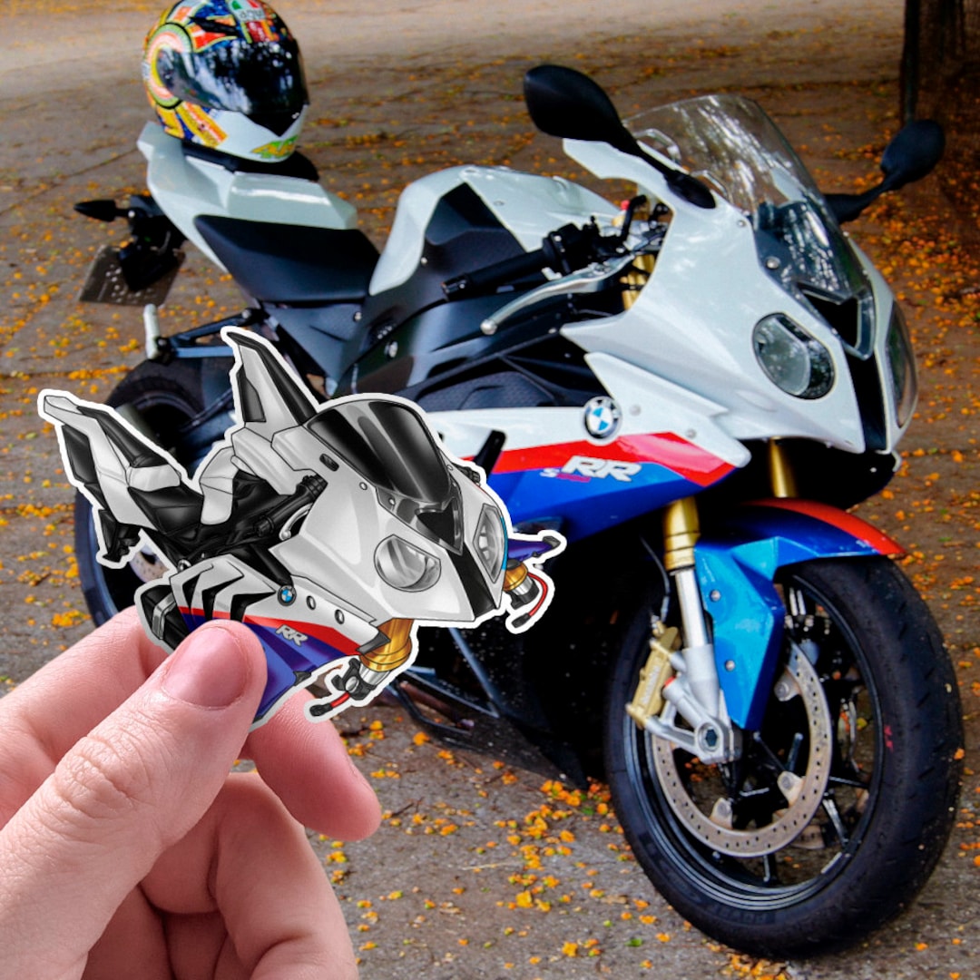BMW S1000RR Stickers - Set of 3 Motorcycle Decals for Motorrad Riders ...