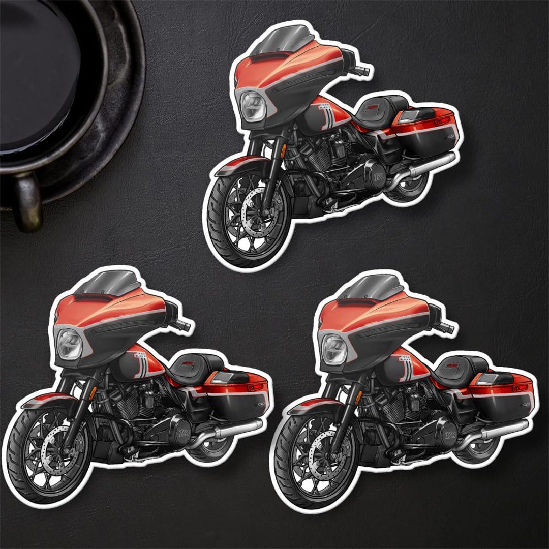 Harley Street Glide CVO FLHXSE 2024 Stickers - Set of 3 Biker ...