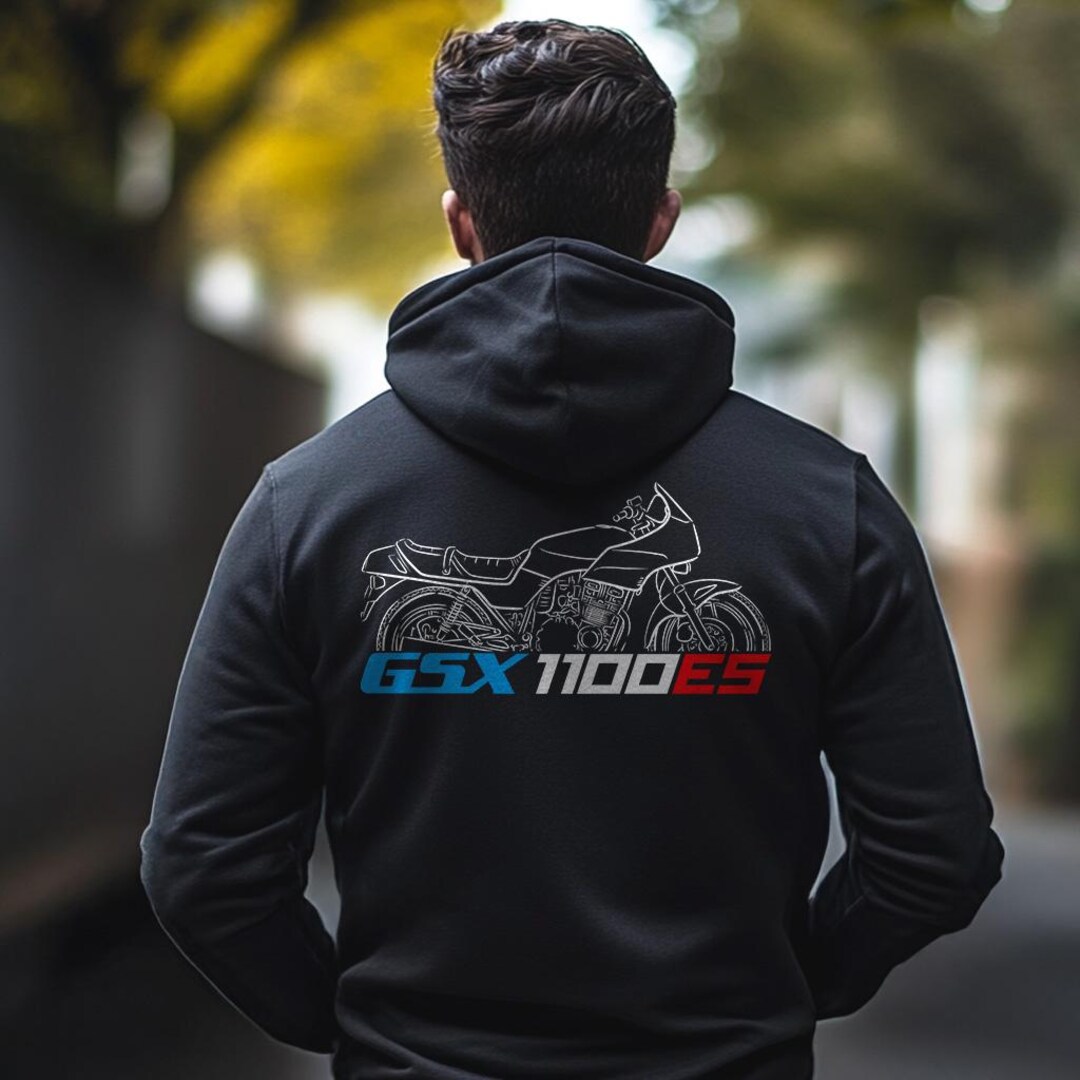 Suzuki GSX1100ES Inspired Hoodie - Motorcycle Sweatshirt for Riders - Etsy