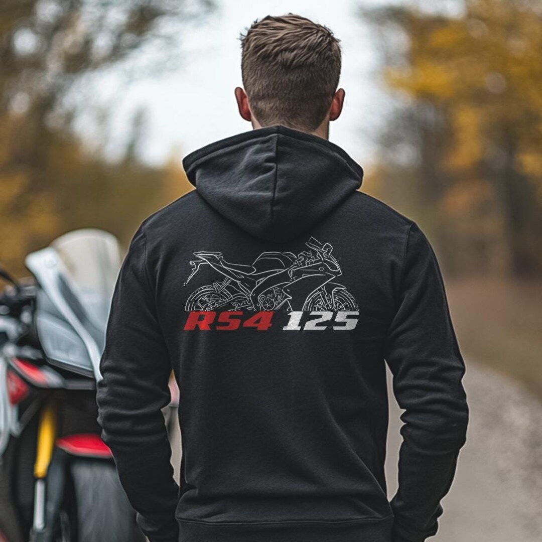 Aprilia RS4 125 Inspired Hoodie - Motorcycle Sweatshirt for Riders ...