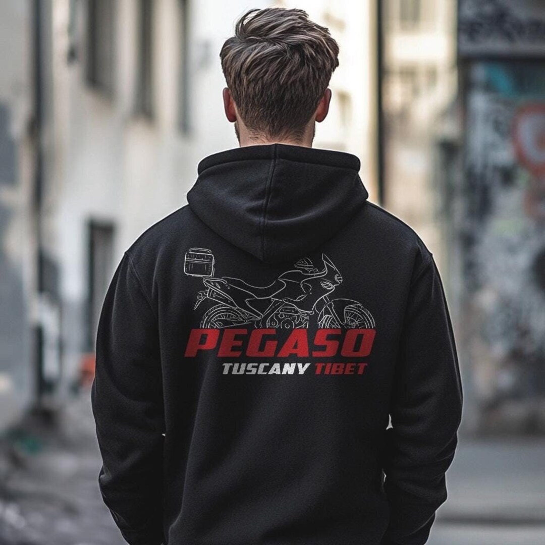 Aprilia Pegaso Tuscany Tibet Inspired Hoodie - Motorcycle Sweatshirt ...
