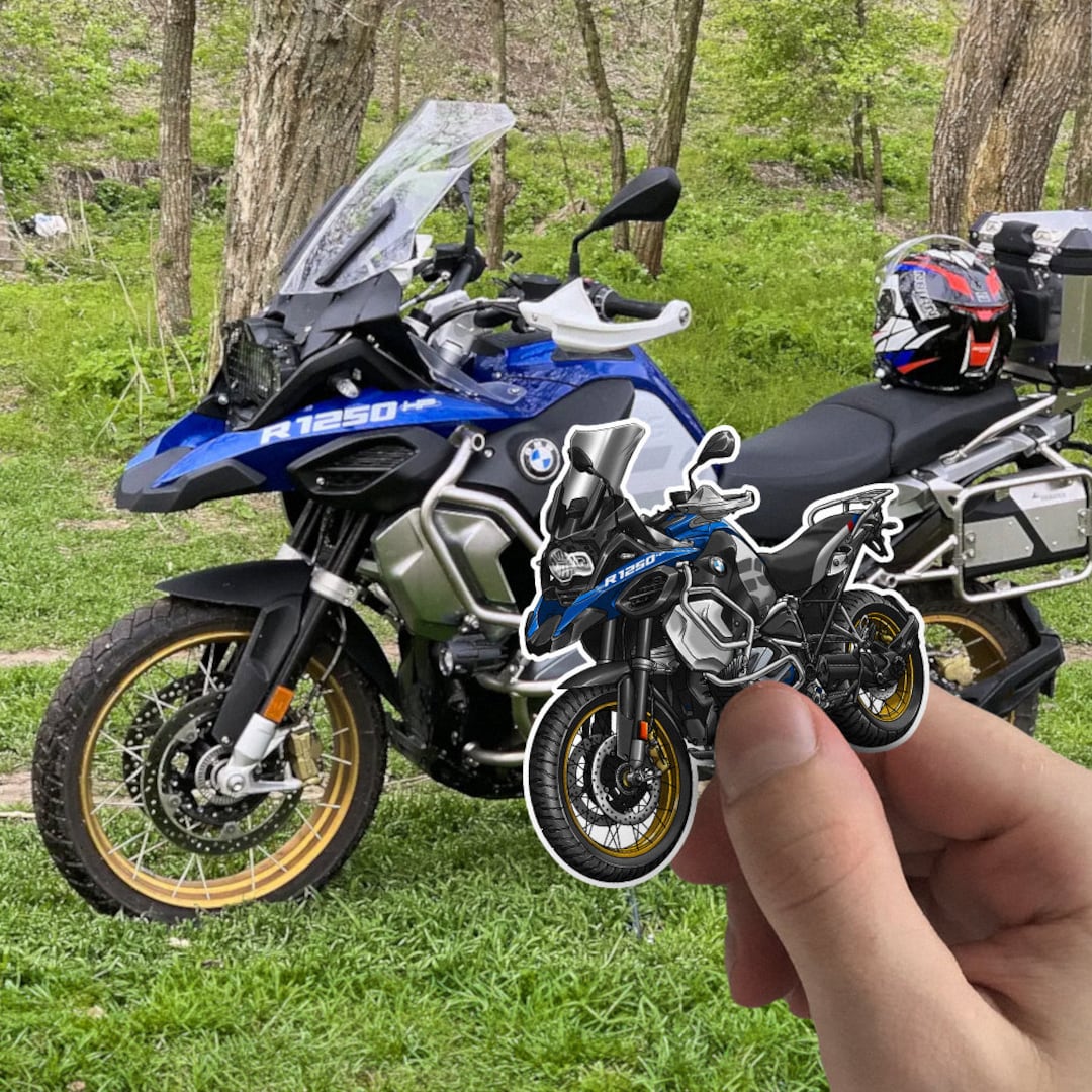 BMW R1250GSA Stickers - Set of 3 Motorcycle Decals for ADV Riders - Etsy