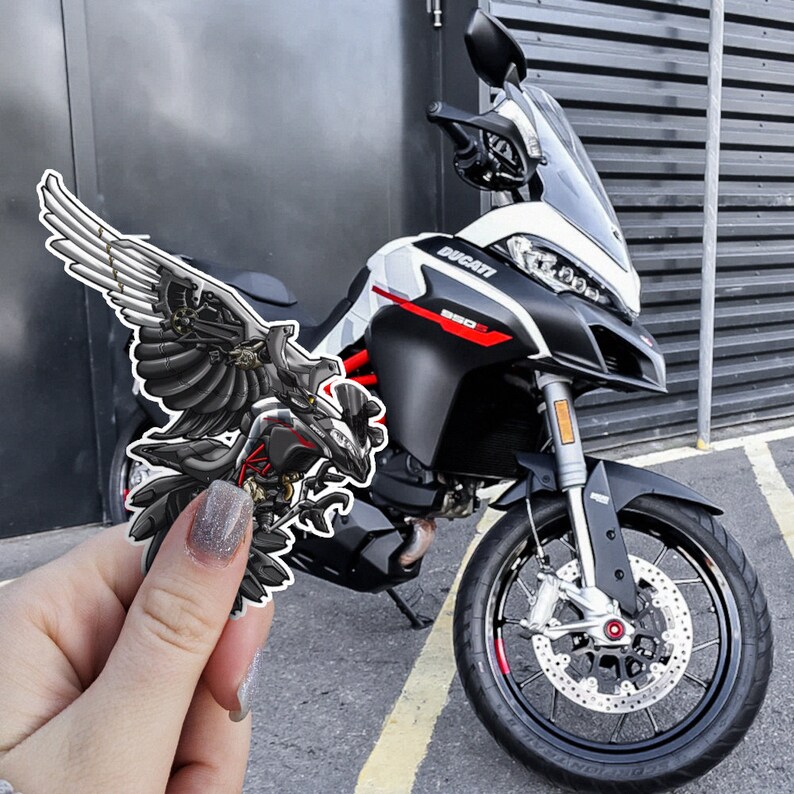 Ducati Multistrada 950 Stickers - Set of 3 Motorcycle Decals for ADV ...