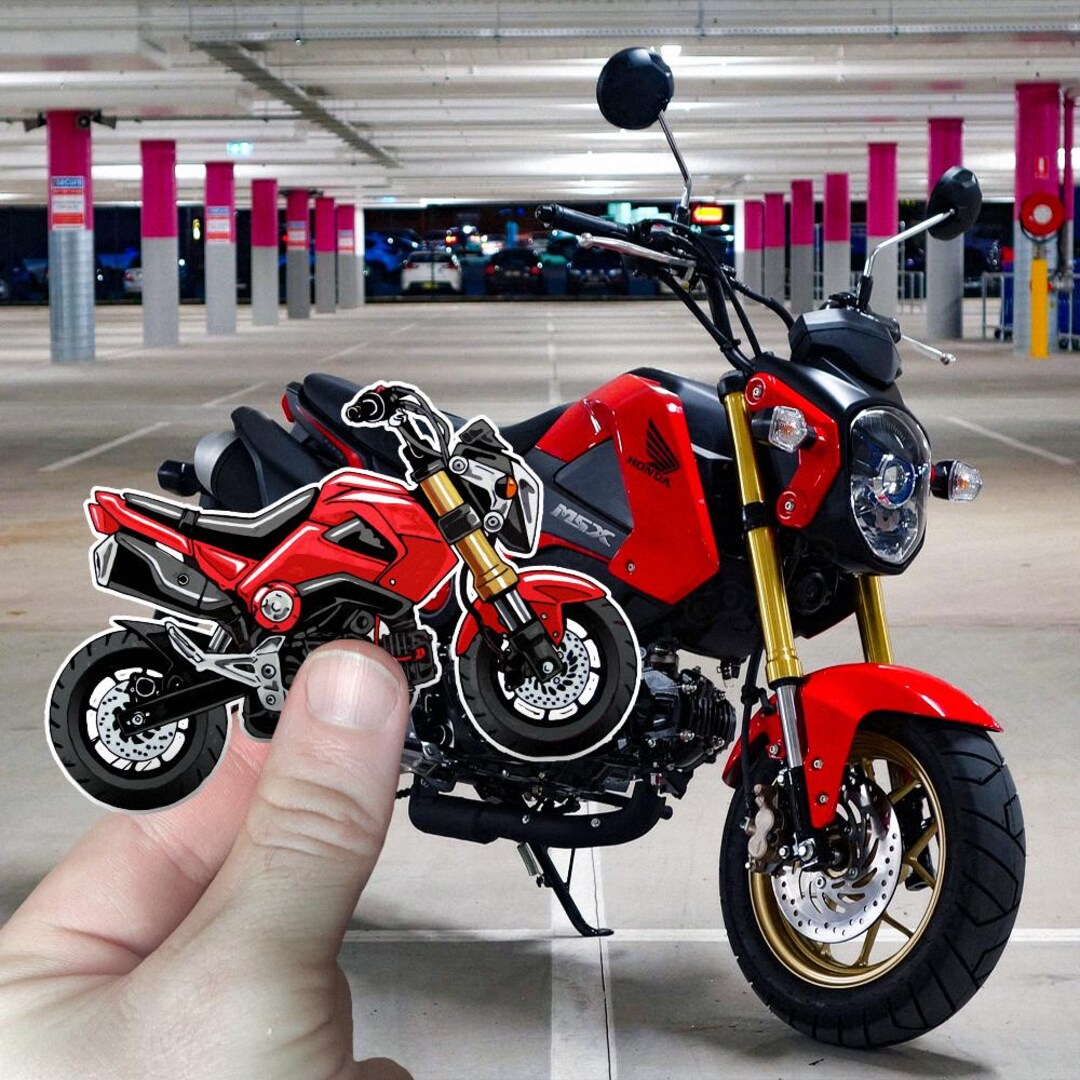 Honda Grom 2013-15 Stickers - Set of 3 Motorcycle Decals - Etsy