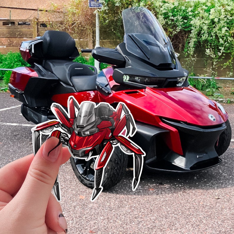 Can-am Spyder RT 2020-24 Stickers - Set of 3 Motorcycle Decals for ...