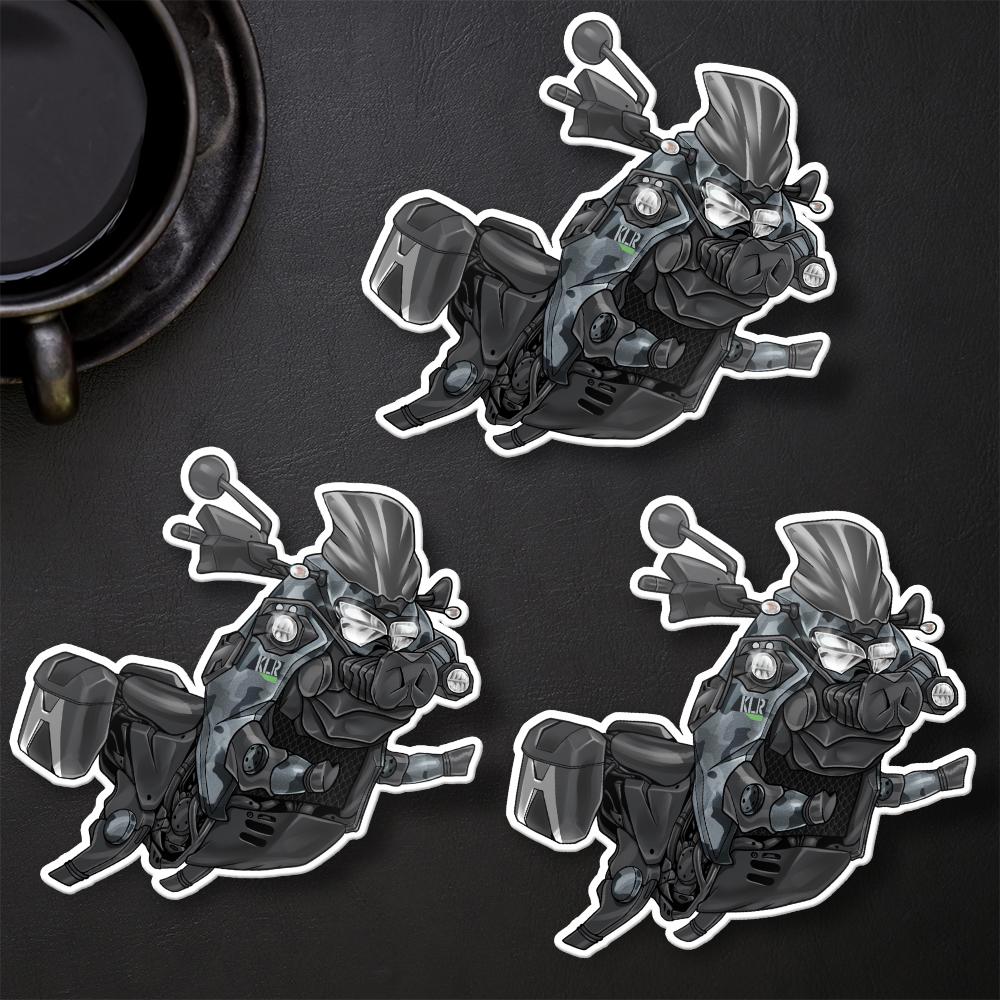 Kawasaki KLR650 2022-24 Inspired Stickers Set of 3 Motorcycle Decals ...