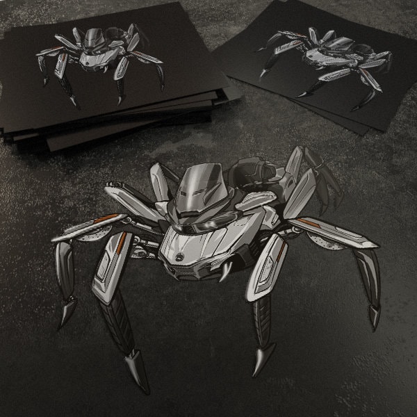 Can-am Spyder RT 2020-24 Stickers Set of 3 Motorcycle Decals for Riders ...