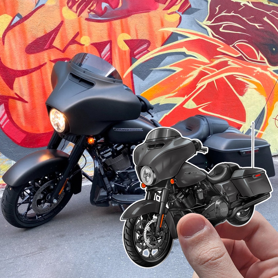 Harley Street Glide Special FLHXS Stickers - Set of 3 Biker Motorcycle ...