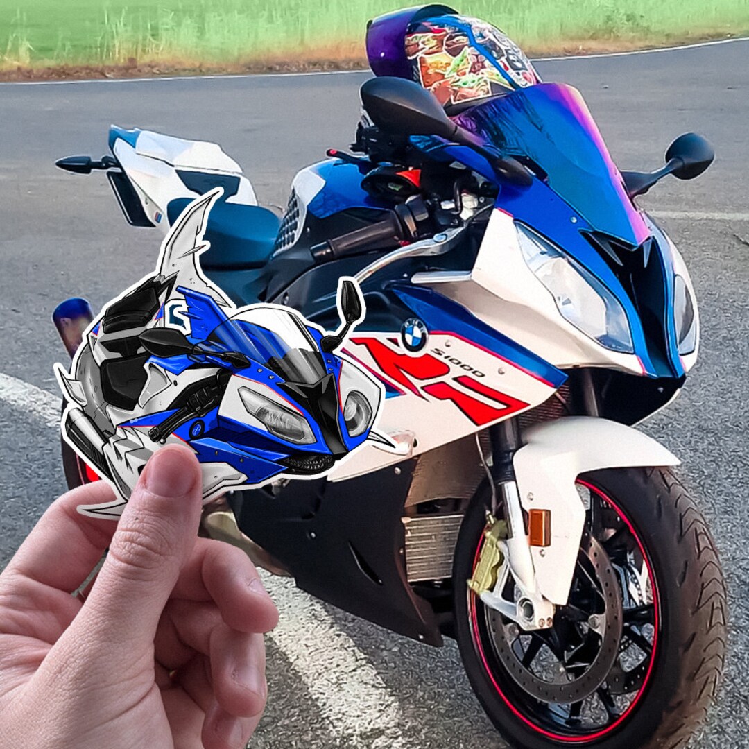 BMW S1000RR Stickers - Set of 3 Motorcycle Decals for Motorrad Riders ...