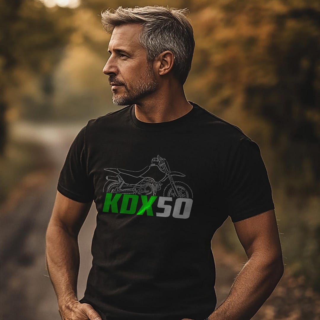 Kawasaki KDX 50 Inspired T-shirt - Motorcycle Tee Shirt for Riders - Etsy