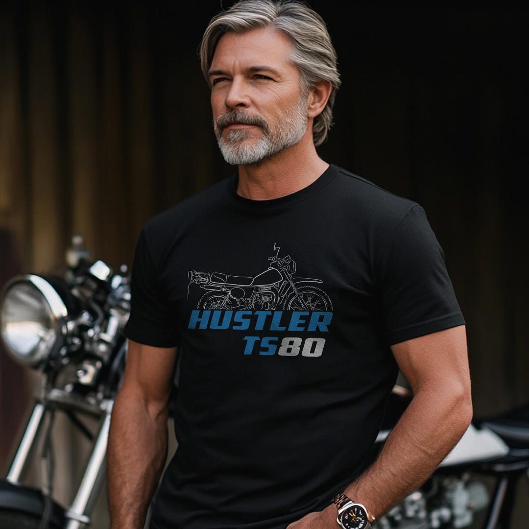 Suzuki TS80 Hustler & ER Inspired T-shirt - Motorcycle Tee Shirt for ...