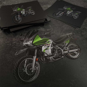 Kawasaki KLR 650 2008-10 Stickers - Set of 3 Motorcycle Decals for ...