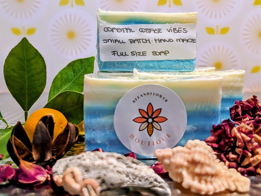 Limited Batch: Coastal Cottage Vibes Bar Soap L Nature Inspired Scents ...