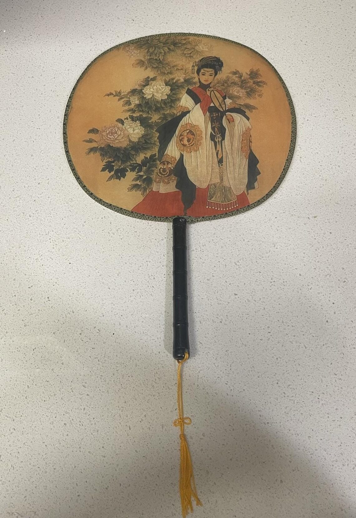 Vintage Silk Geisha Japan Paddle Fan - Etsy