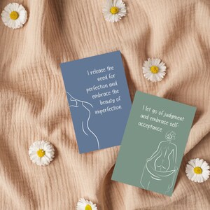 Affirmation Cards for Body Positivity Encouragement Cards Self Love ...