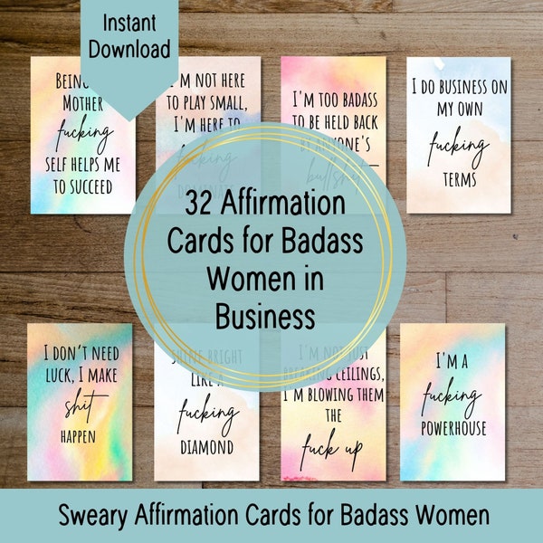 Badass Business Card - Etsy