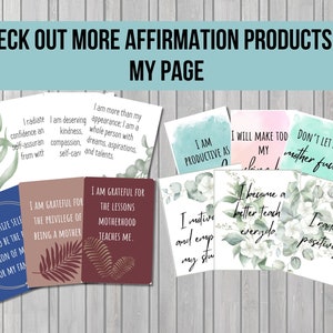 Affirmation Cards for Body Positivity Encouragement Cards Self Love ...