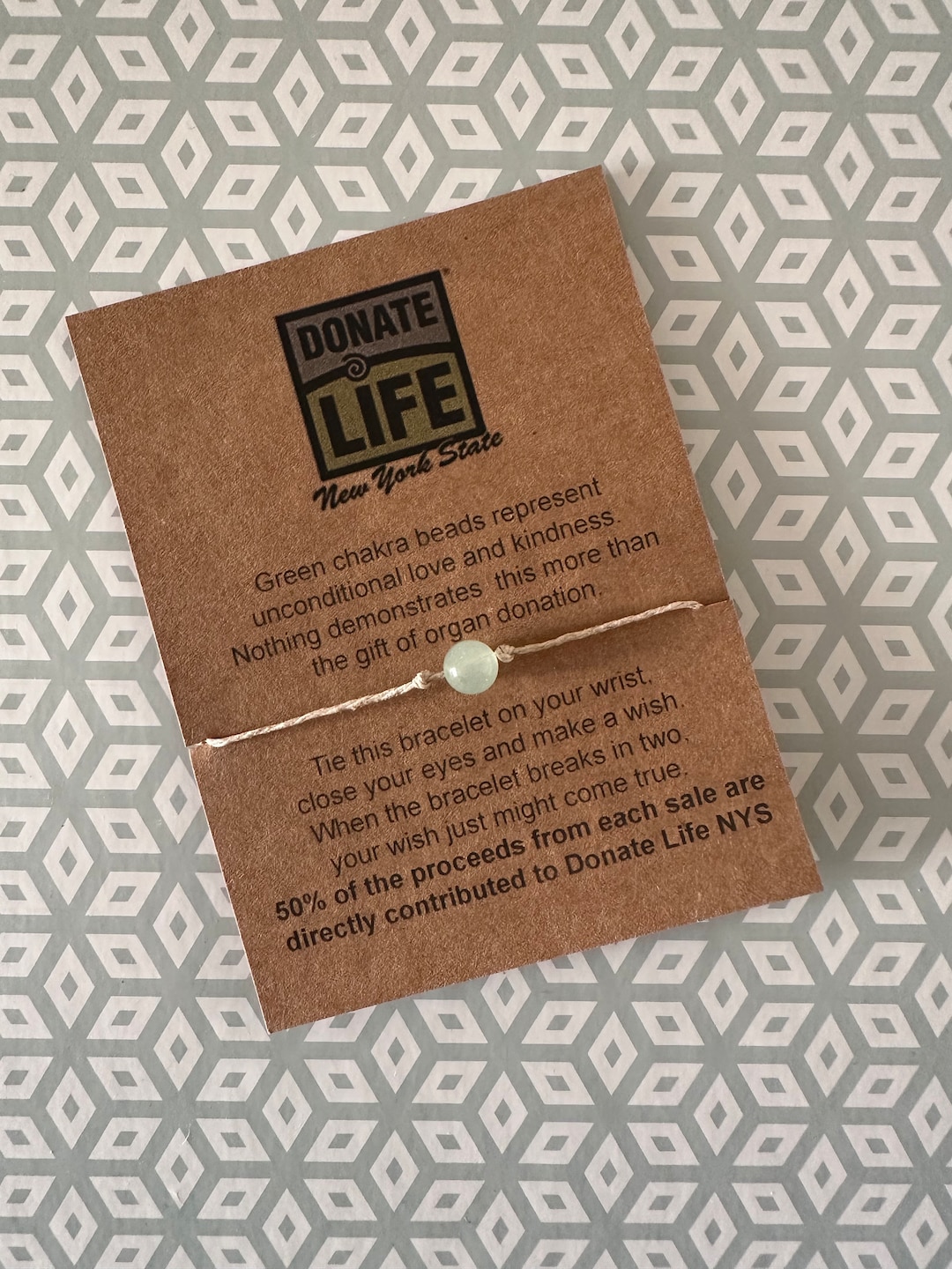 Donate Life - Wish Bracelet - Etsy