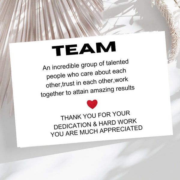 Appreciation Card - Etsy