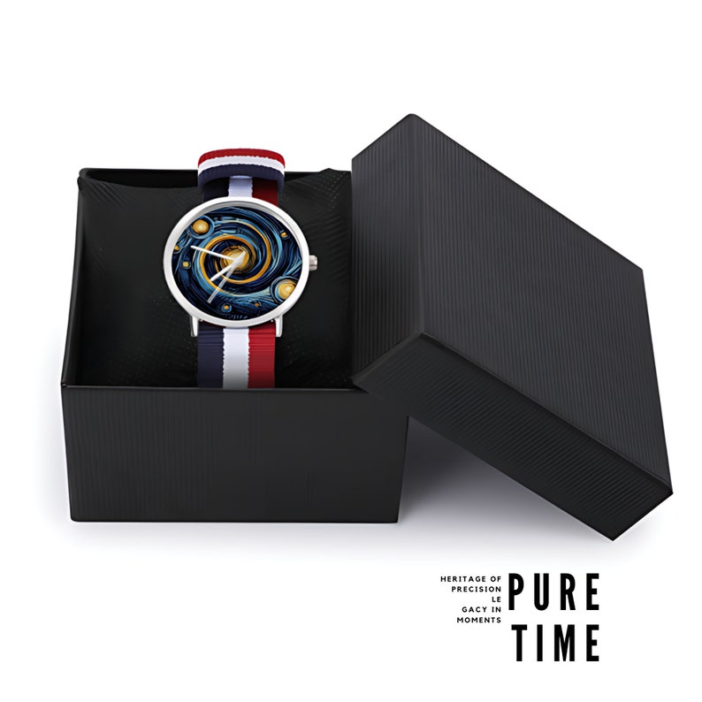 Customizable Starry Night Watch Wear the Universe, Artistic Design ...