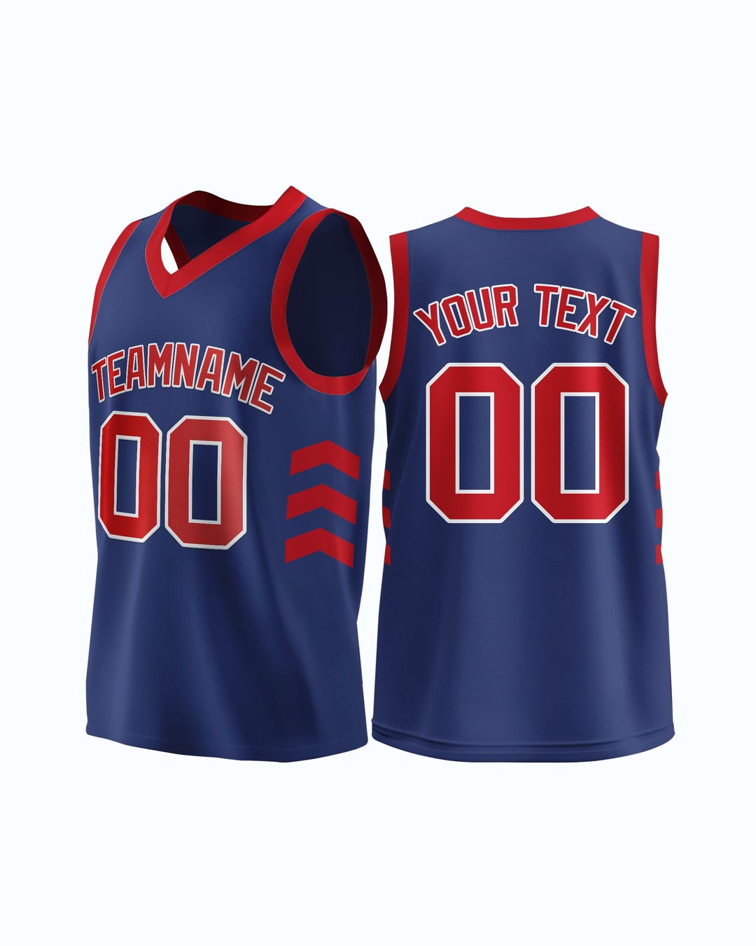 Custom Printed V-neck Basketball Jersey - Personalized Sportswear ...