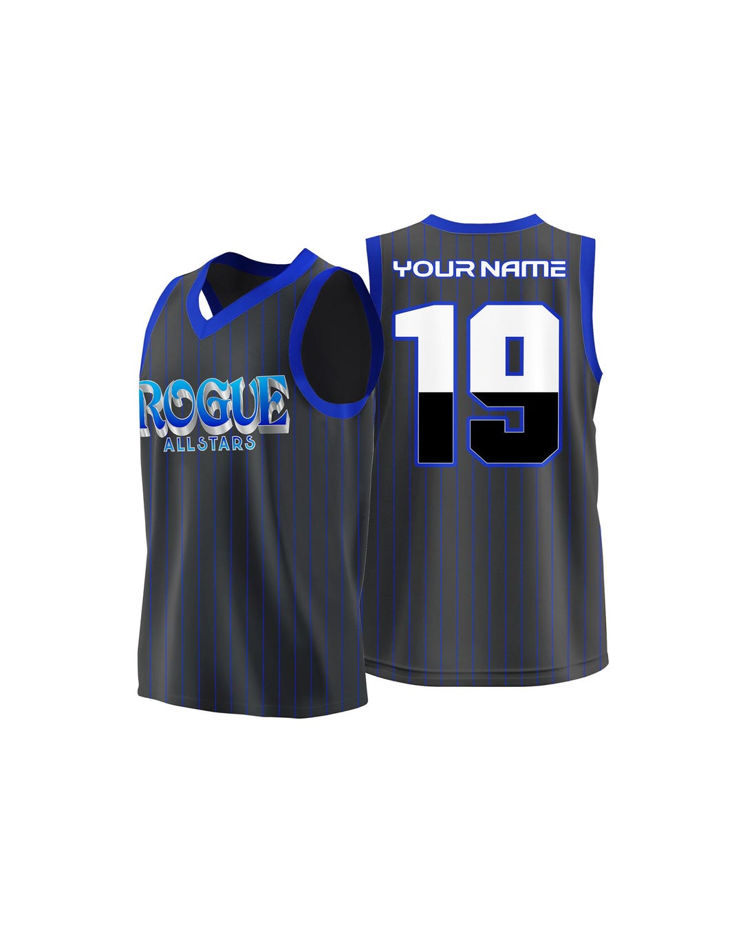 Custom Rogue Allstars Hot Press Cheer Jersey Personalized Name Number ...