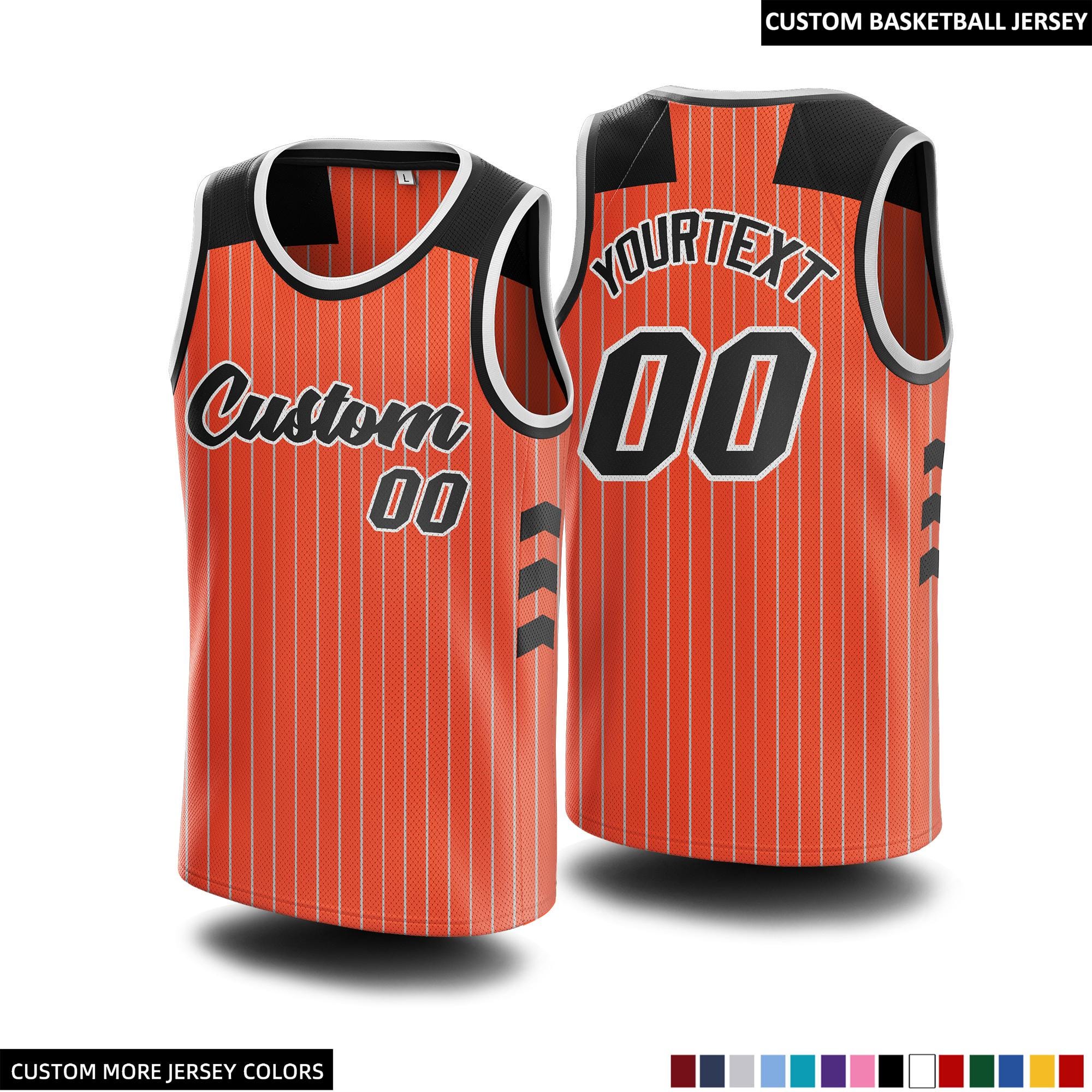 Striped Basketball Jersey Custom Team Uniforms for Players and Training ...
