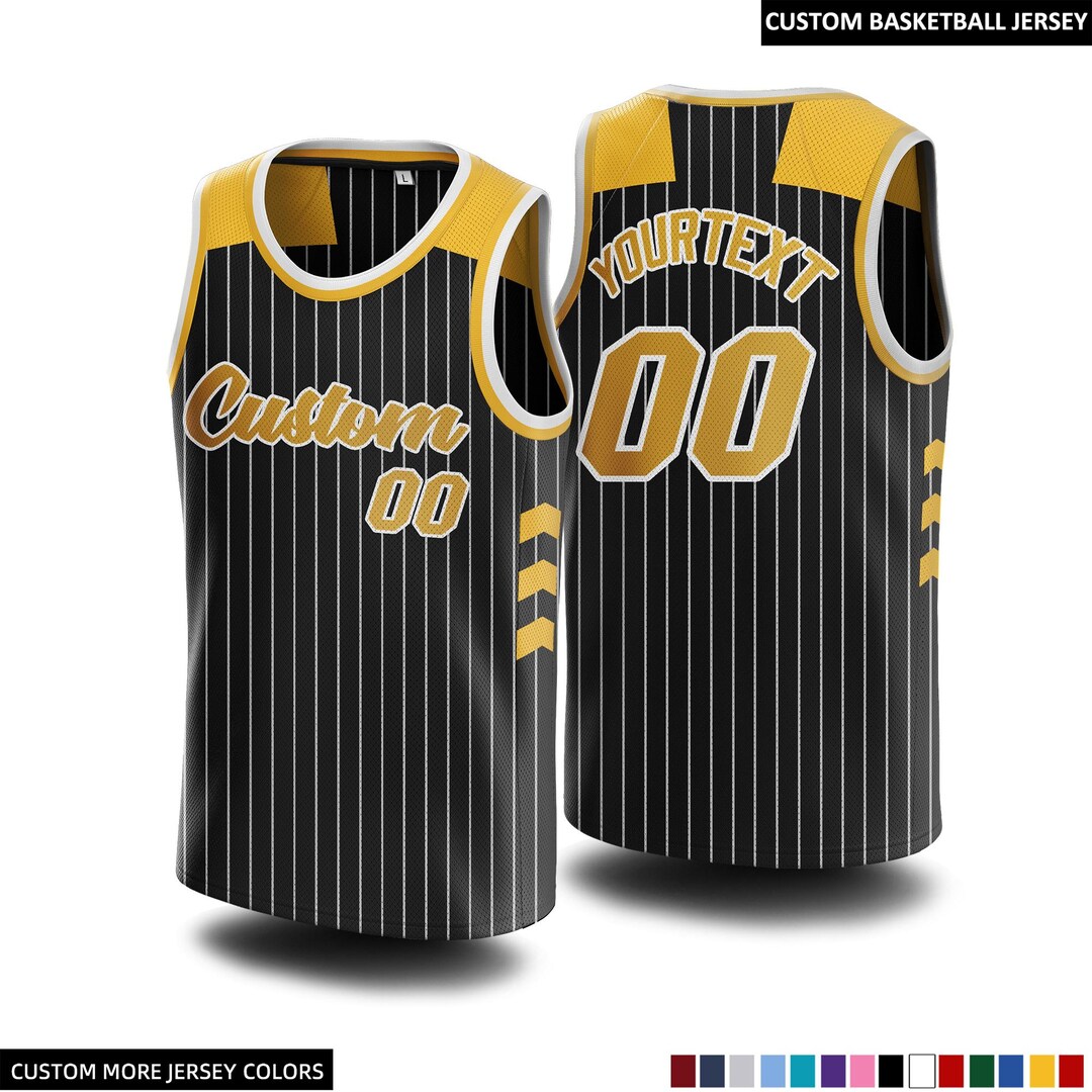 Custom Striped Basketball Uniforms for Players and Teams Personalized ...