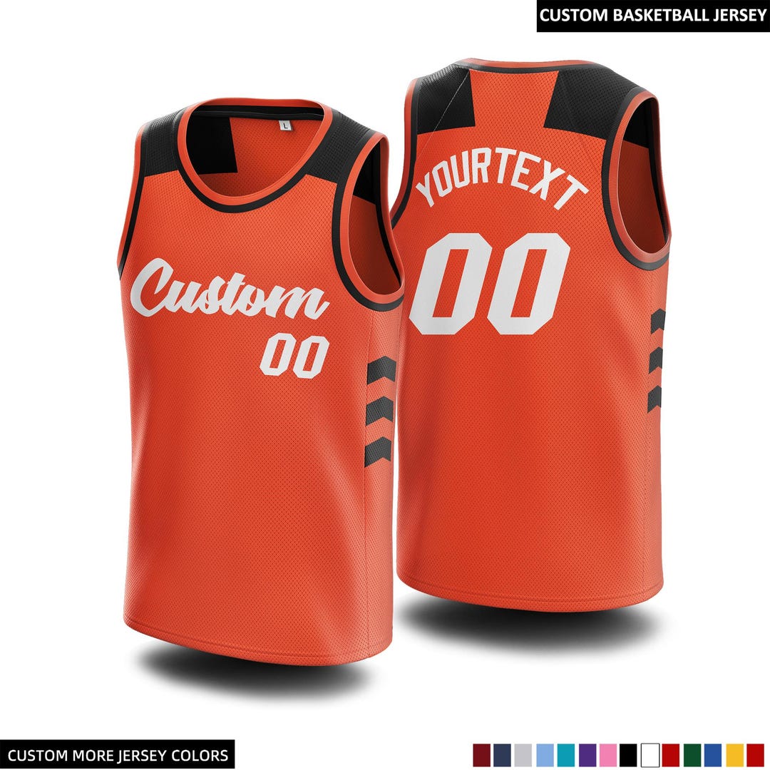 Custom Basketball Jersey With Heat Transfer Printing - Fully ...