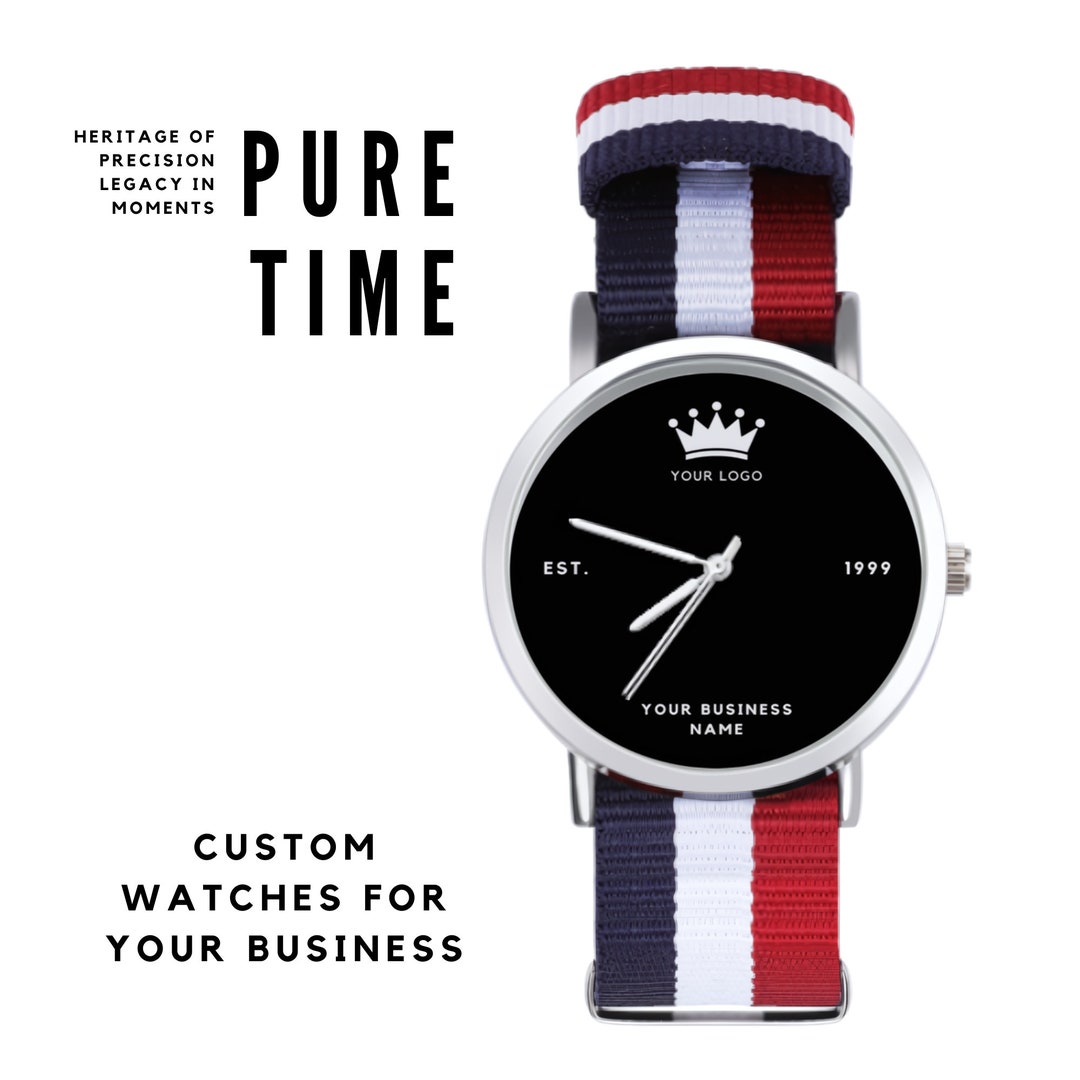 Custom Watch With Logo for Business Personalized Corporate Gifts ...