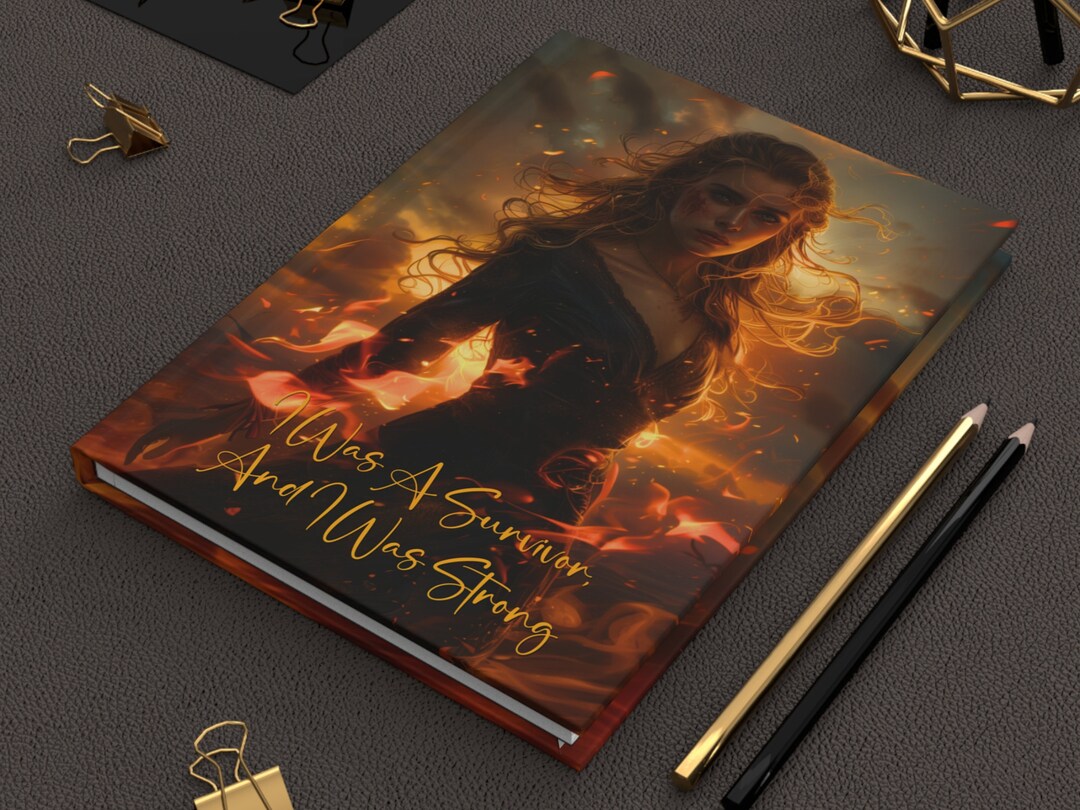 ACOTAR Inspired 'I Was A Survivor and I Was Strong' Hardcover Journal ...