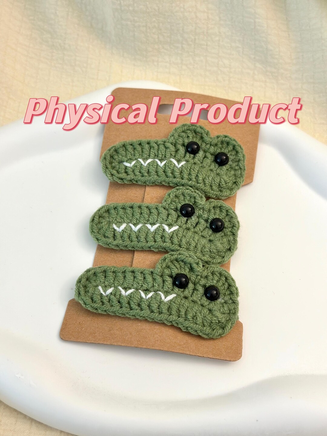 Handmade Crochet Alligator Hair Clip, Gift for Girls - Etsy