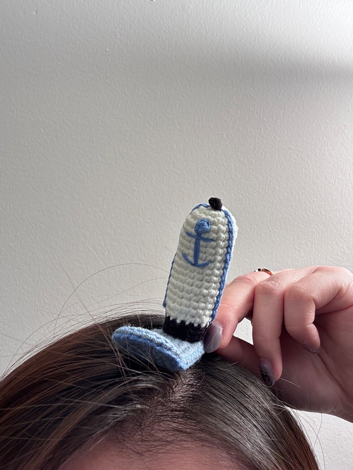 English PDF, Crochet Employee Hat Pattern, Anchor Hat, Crochet Hat ...