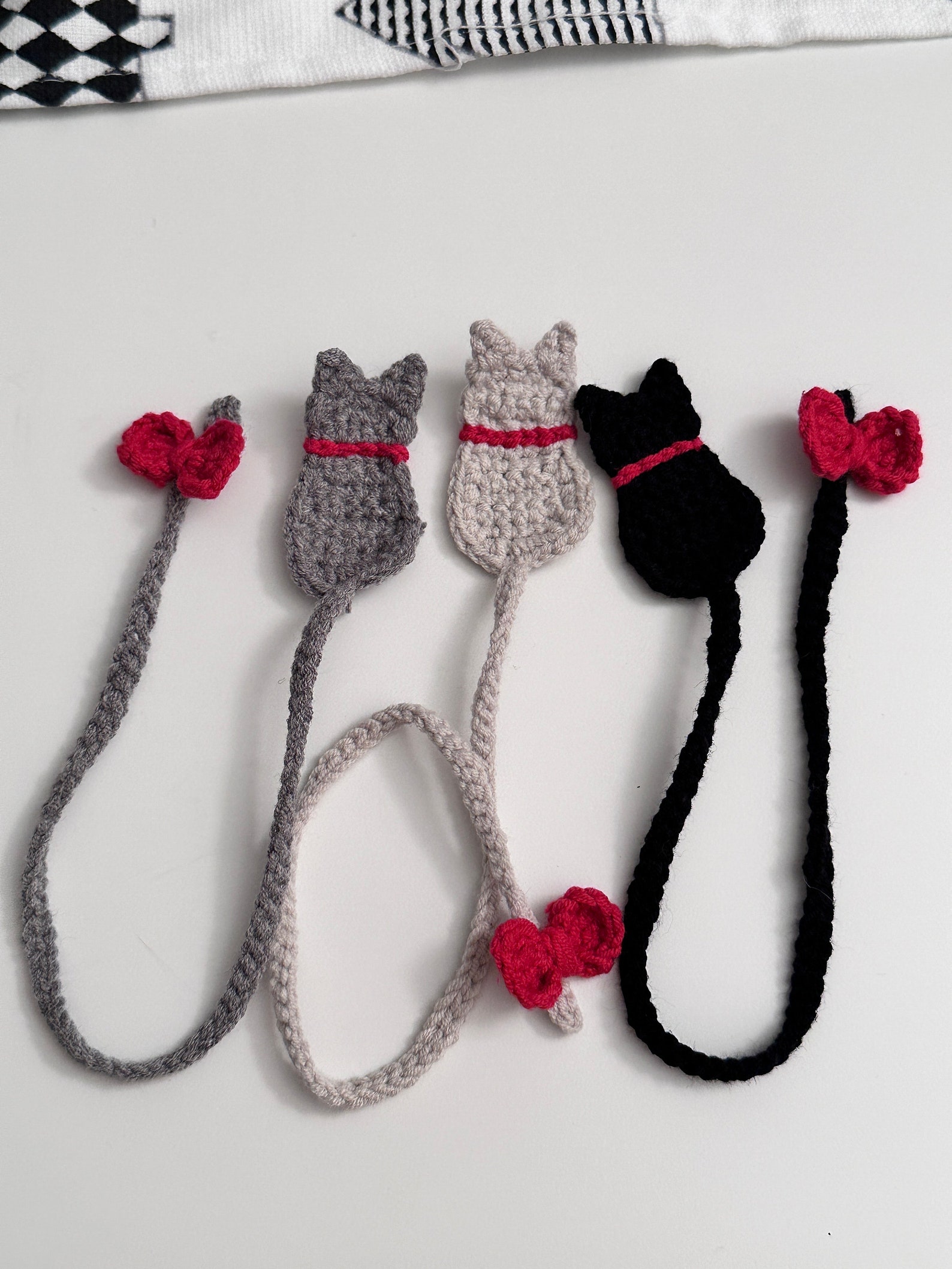 Crochet Cat Bookmark, Gift for Teacher, Gift for Book Lover, Crochet ...