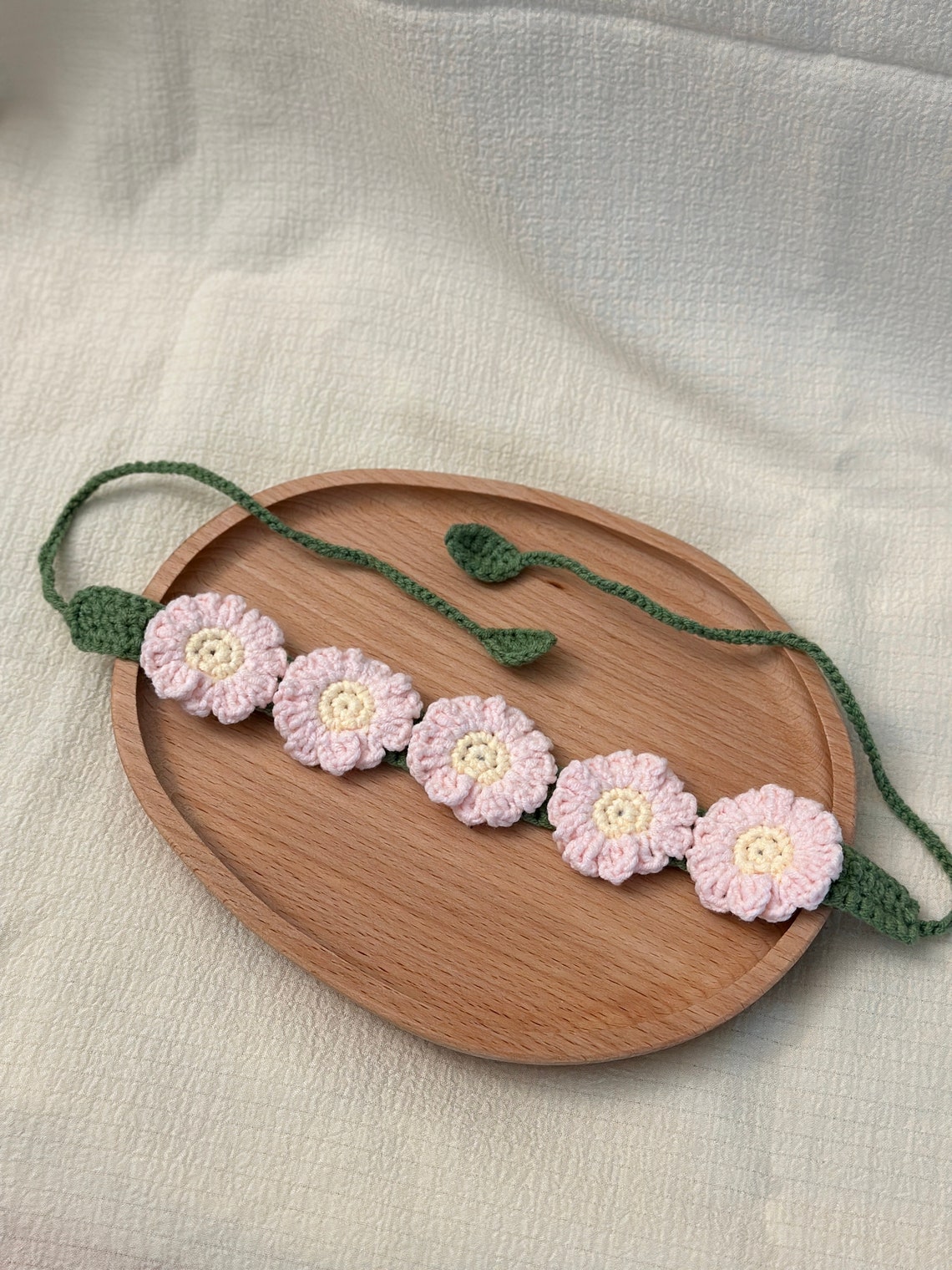 English PDF, Crochet Daisy Flower Collar, Crochet, Handmade Collar ...