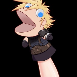 Muppet Cloud Strife - Final Fantasy 7 - Etsy