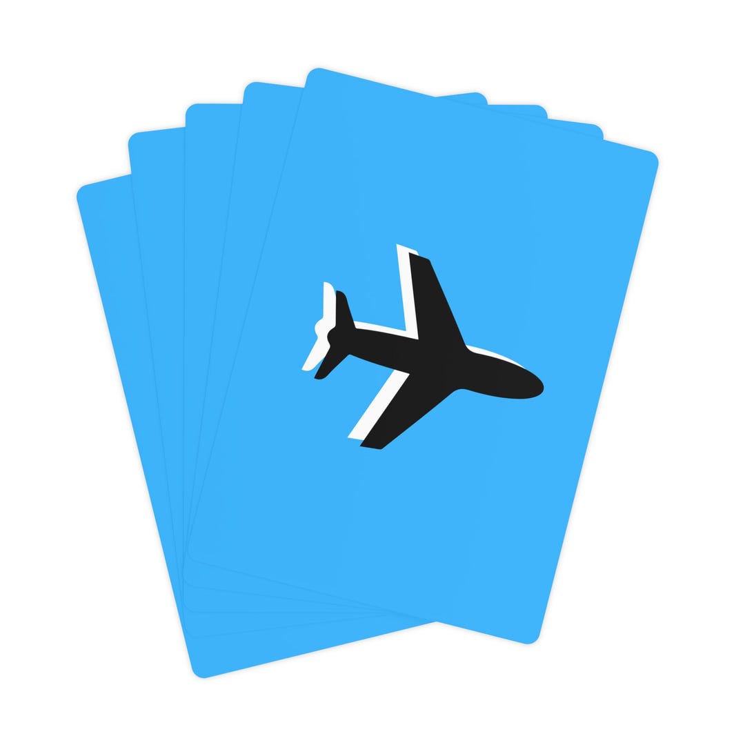 Airplane Playing Cards - Etsy