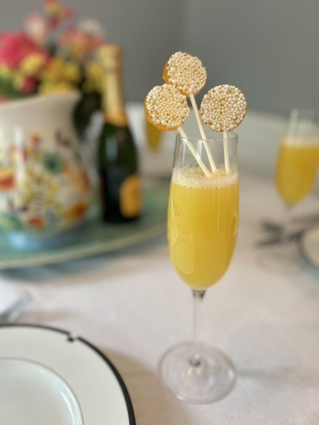 12 Mimosa Cocktail Lollipops - Brunch or Shower Party Favors - Etsy