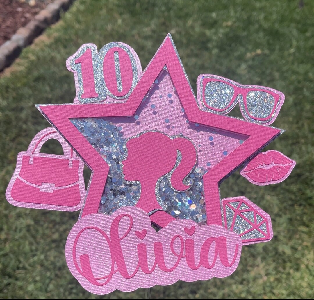 Fashion Doll Shaker Cake Topper - Etsy