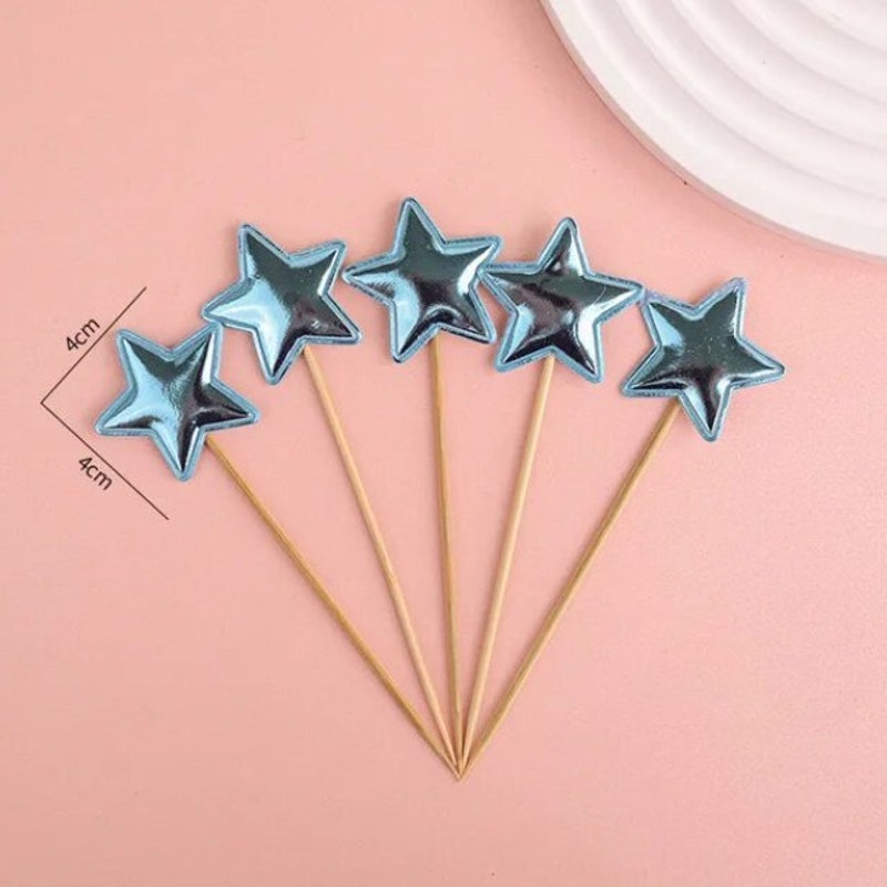 Star Cupcake Toppers - Etsy