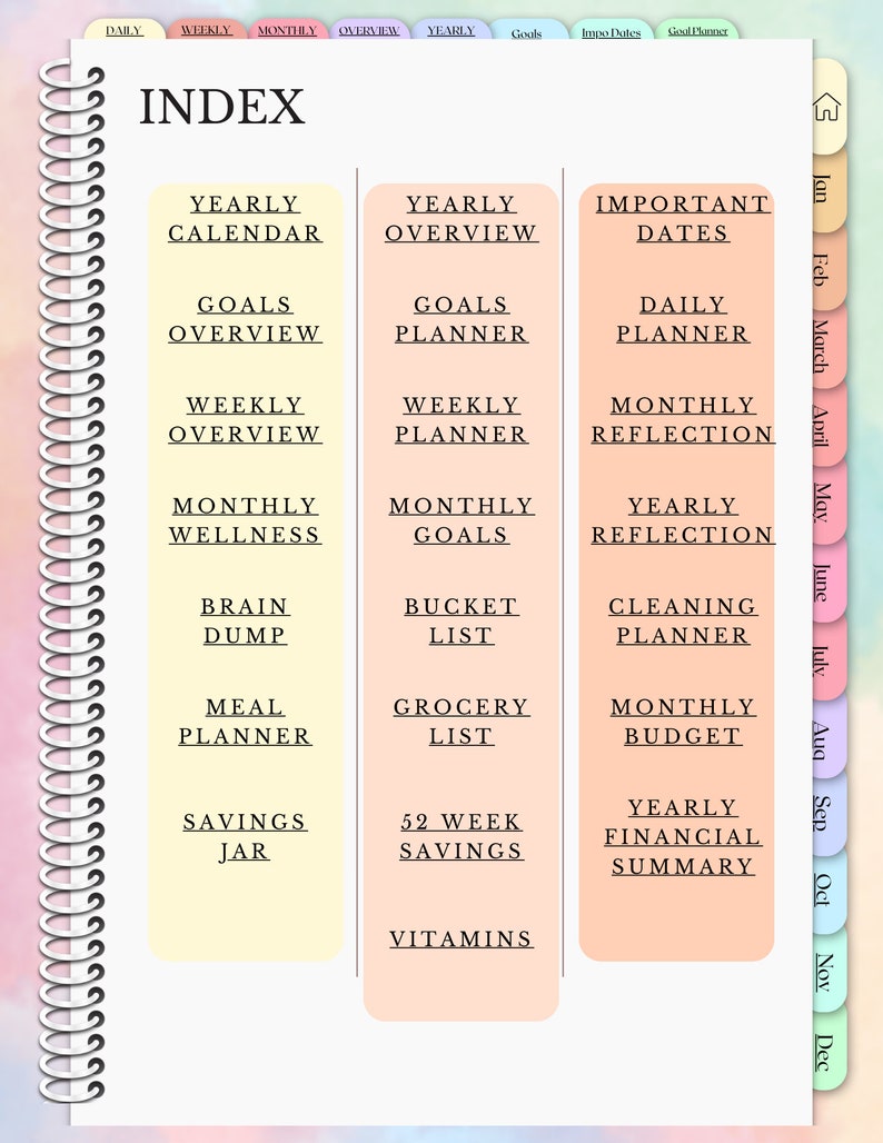 Digital 2024 Life Planner PFG - Etsy