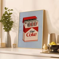 Diet Coke Guest Check Poster - DIGITAL DOWNLOAD - Etsy