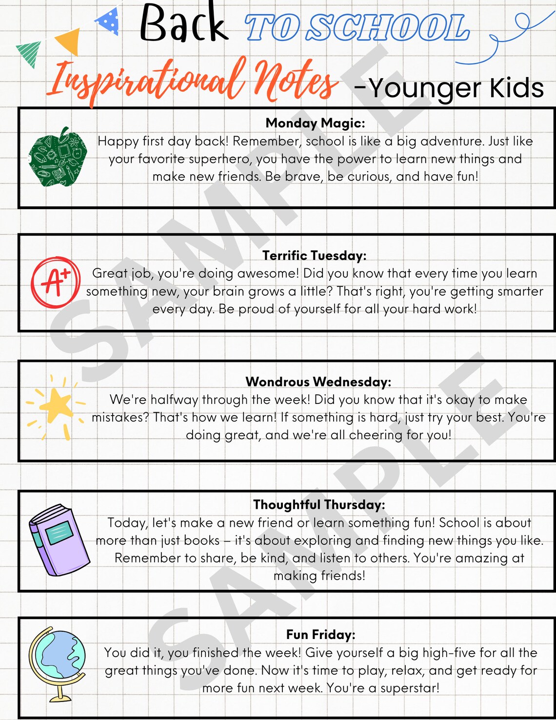 Back to School Printables: Student and Teacher Survival Kit - Etsy