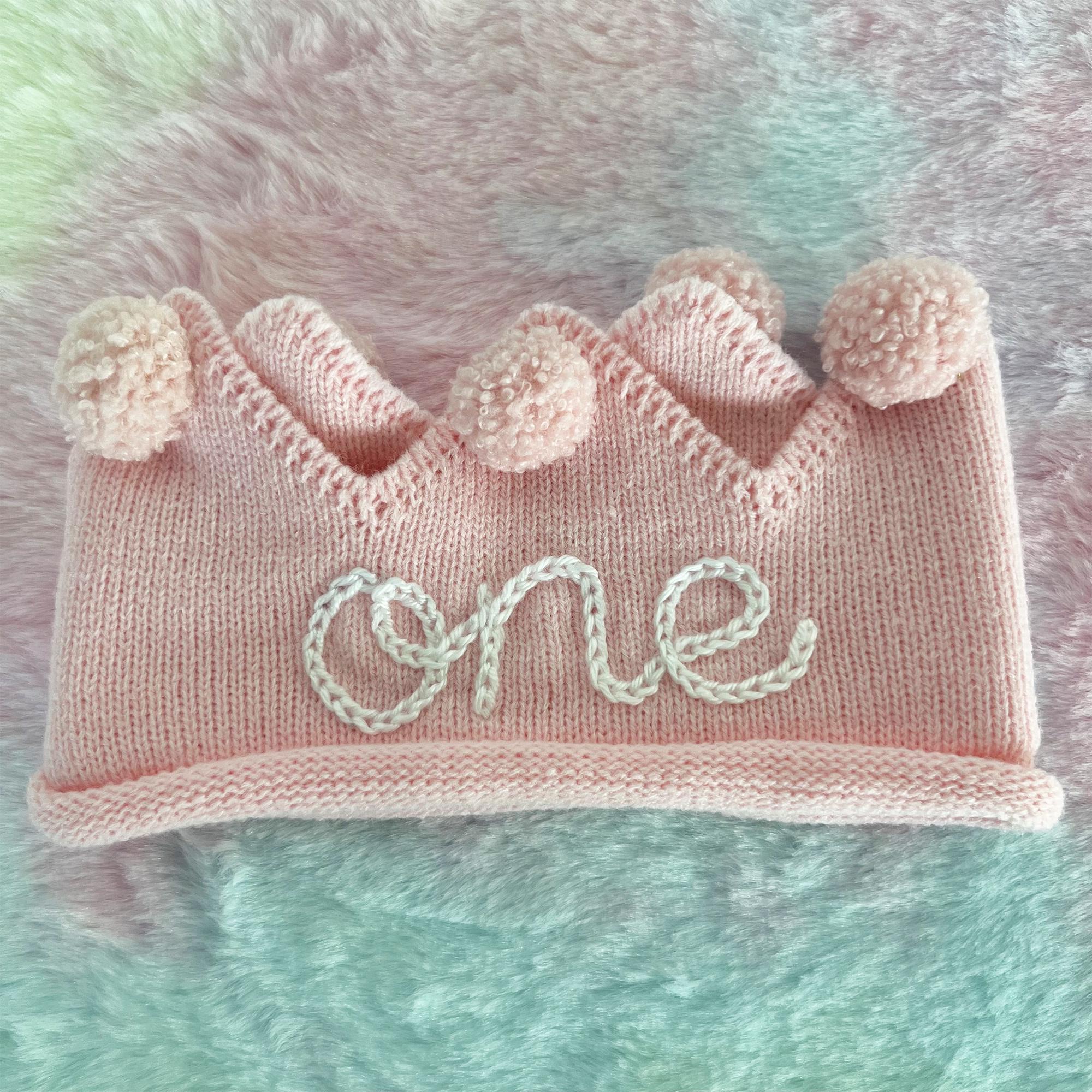 Hand Embroidered Name Crown for Kid's Birthdays, Personalized Gift ...