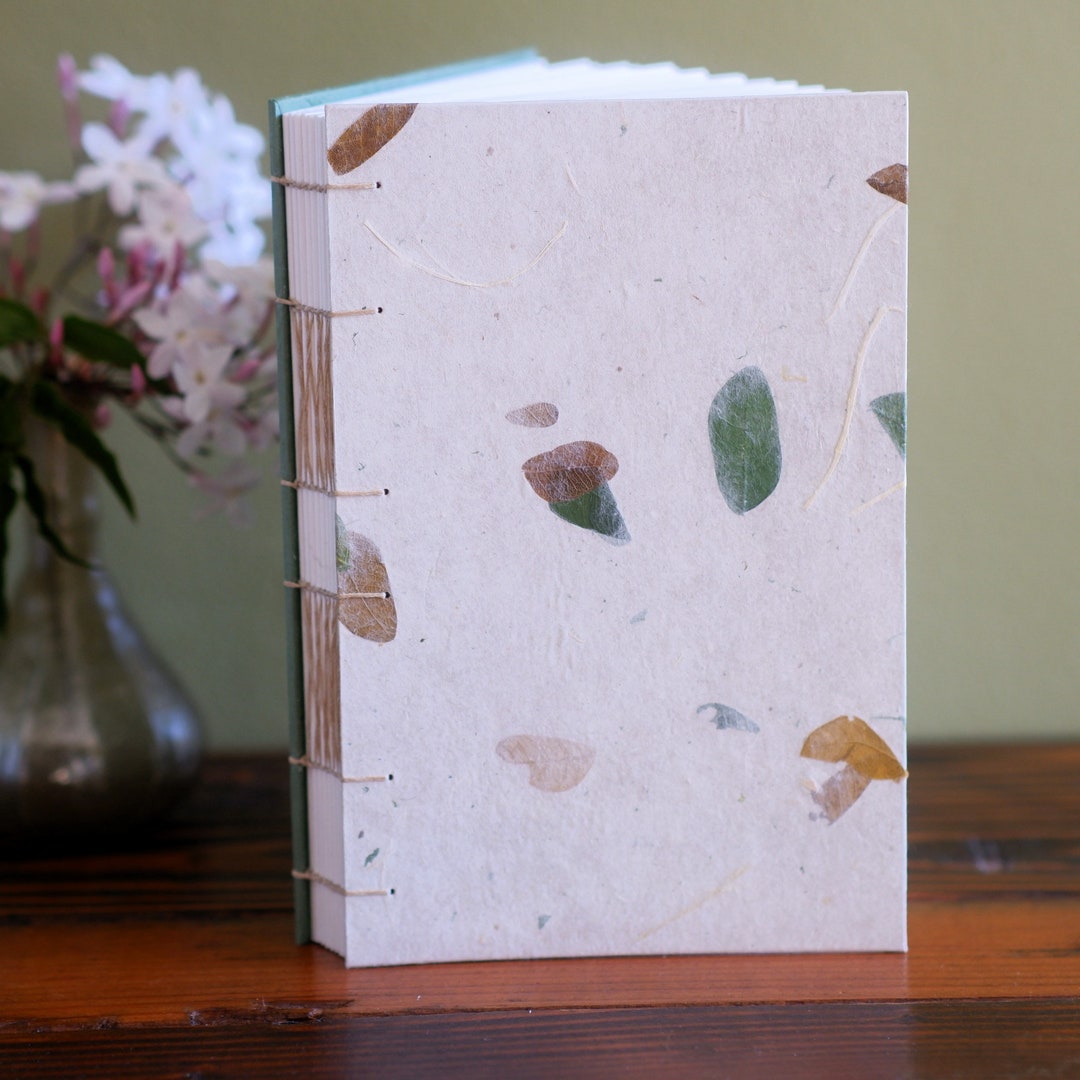 Botanical Sketchbook With Exposed Spine - Etsy
