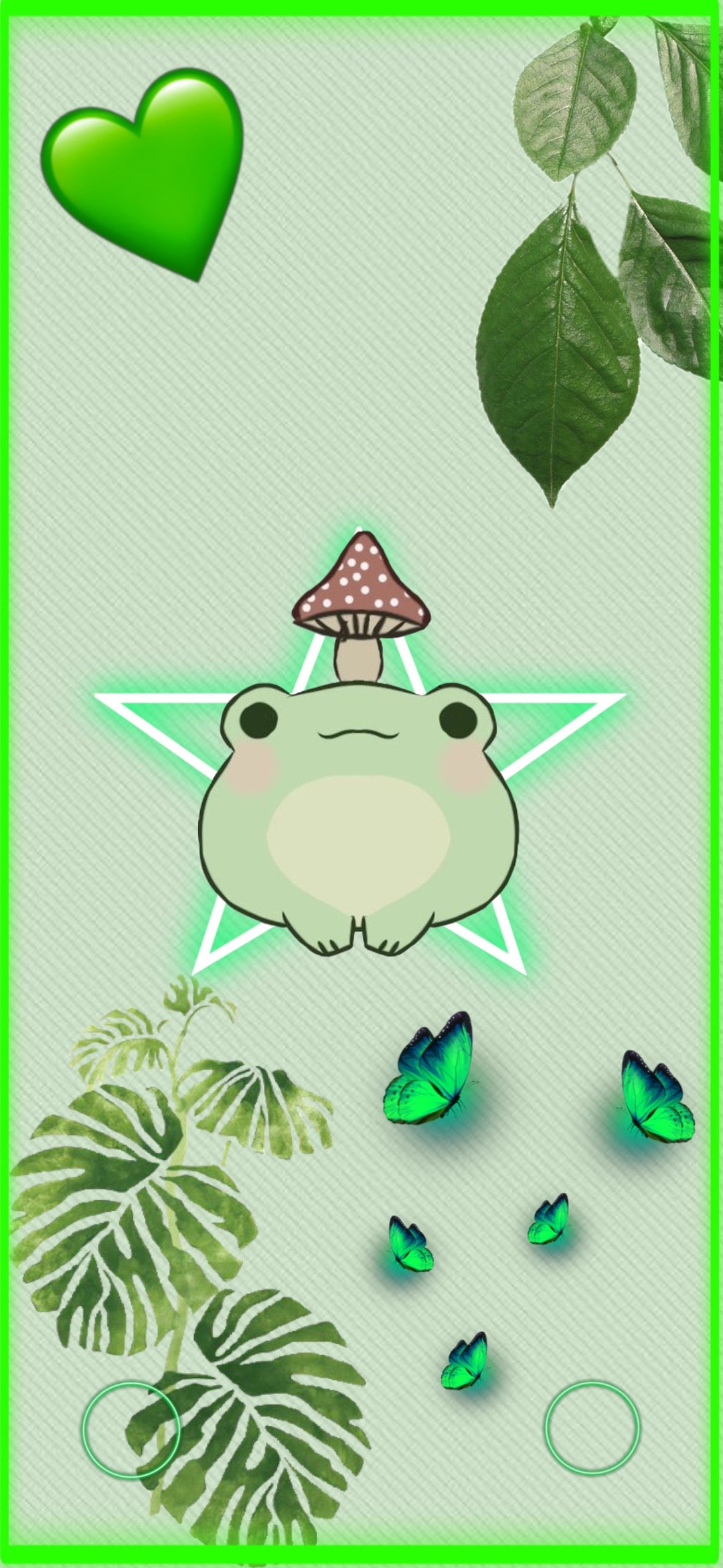 Green Frog Background - Etsy