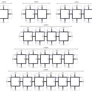 Paintable Square Wall Molding Kit – Polyurethane Accent Wall Paneling ...