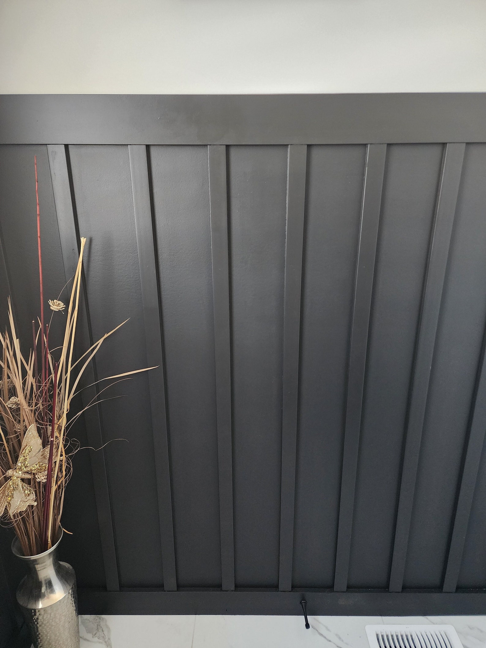 Pre-cut Polyurethane Wall Trim Kit - Board and Batten, Farmhouse Decor ...